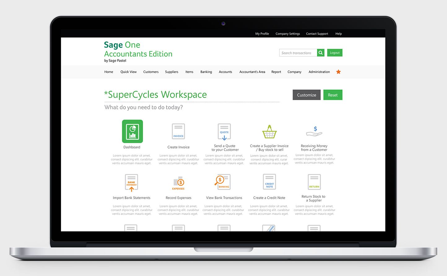 Sage - website & L.O.B application | Work