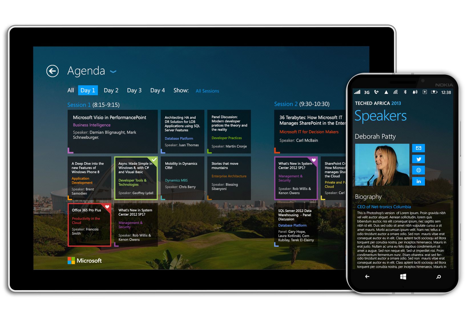 Microsoft - surface application | Work